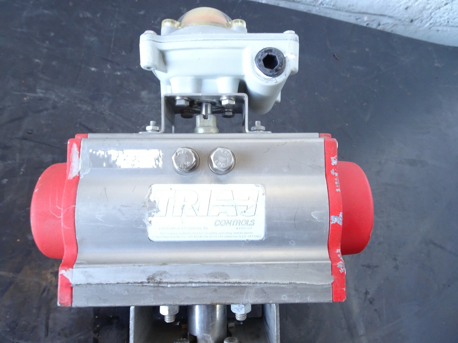 TRIAC CONTROLS ACTUATOR 1/2" Stainless Ball control valve SS316 fisher ...