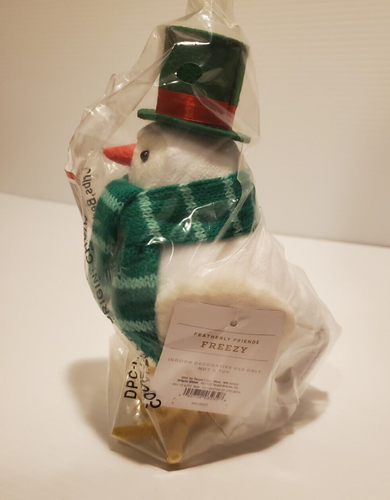 Wondershop Target Fabric Bird Decorative Figurine Dressed As Snowman ...