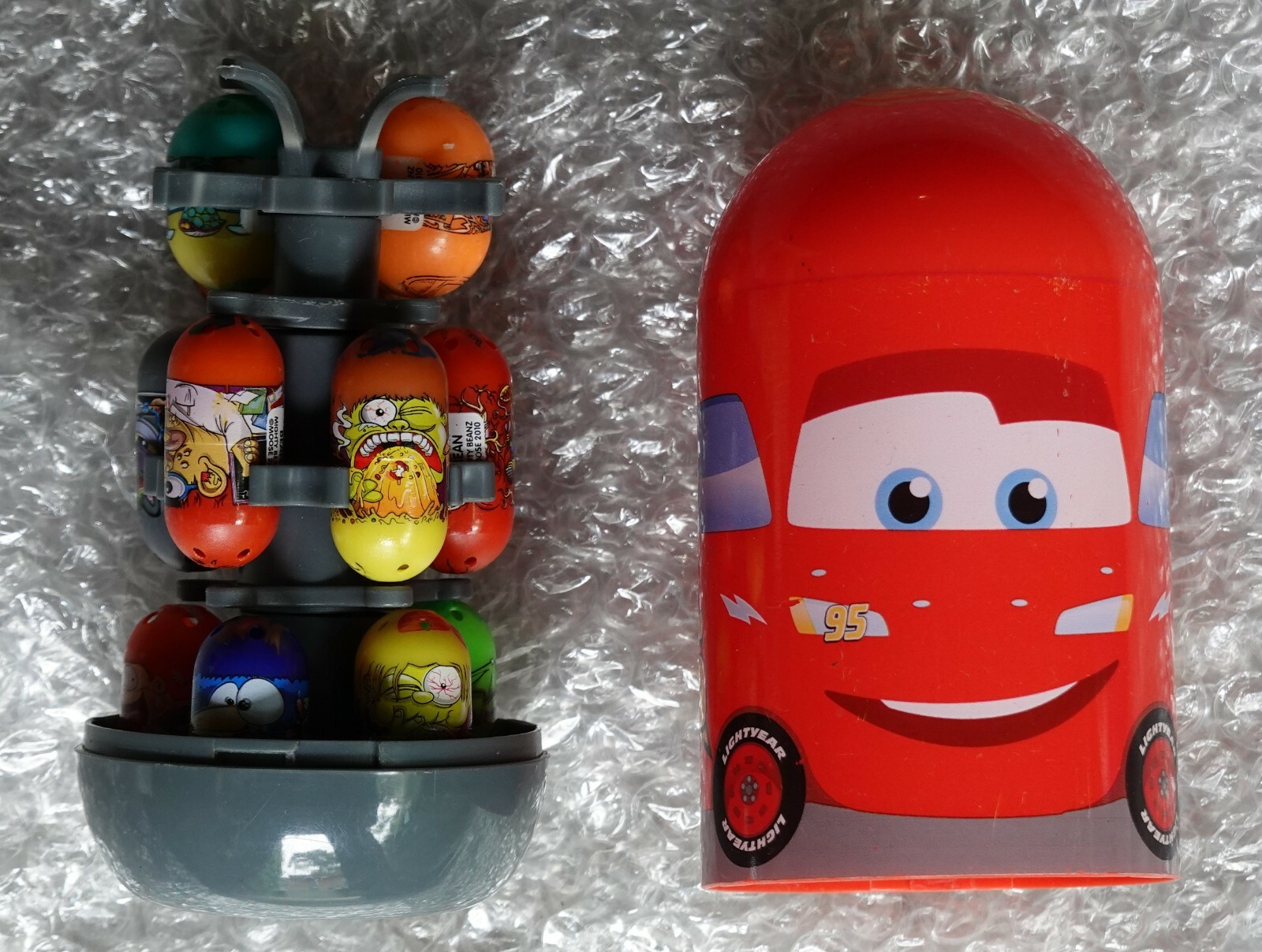 Lightning McQueen Mighty Beanz Case with 13 exclusive Cars Beans | eBay