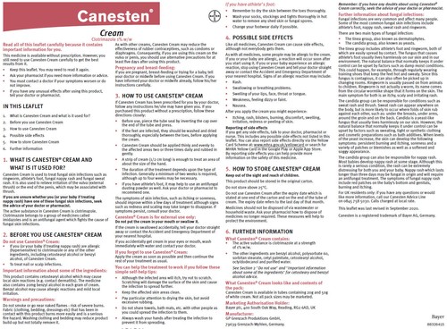 2 x Canesten Anti-fungal Cream - 20g - Nappy Rash Athletes Foot Thrush ...
