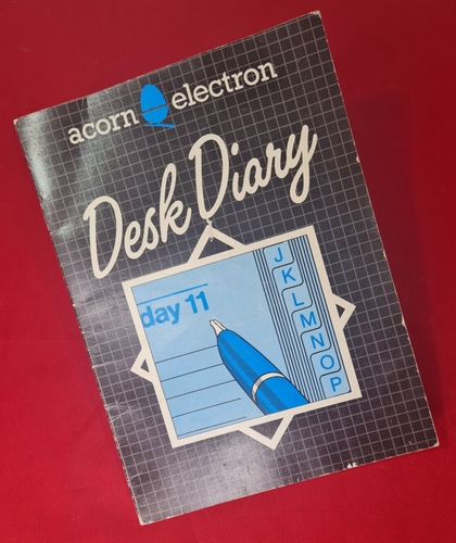 Guide for Desk Diary Acorn Electron Acornsoft SLB01/B 1984 | eBay