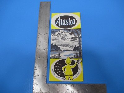 Vintage Alaska Visitors Association Tourist Brochure Vacation Guide ...