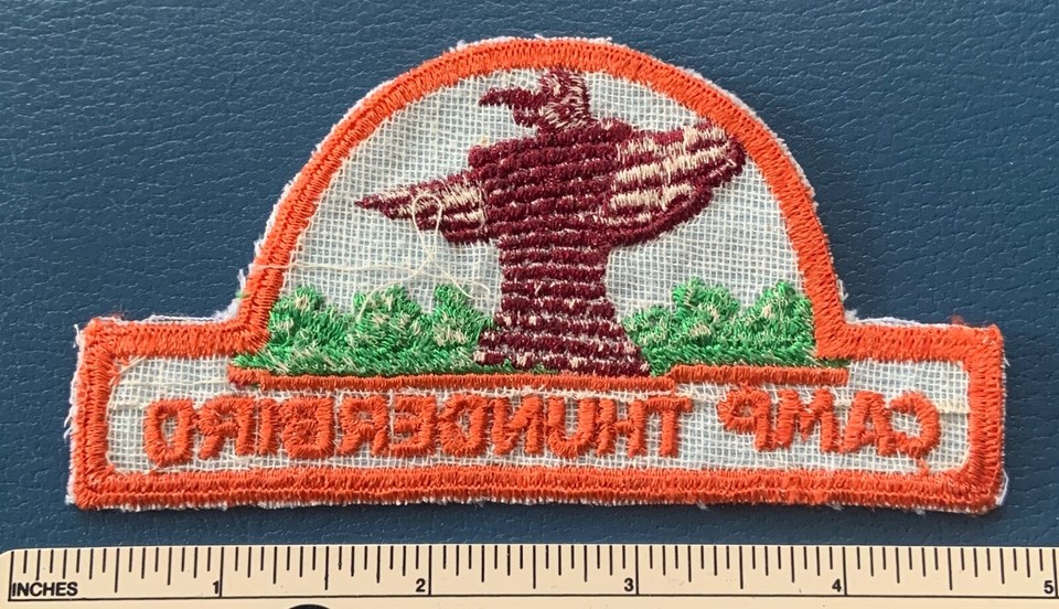 Vintage CAMP THUNDERBIRD Boy Scout Hat Shaped PATCH BSA CSP CP Badge | eBay