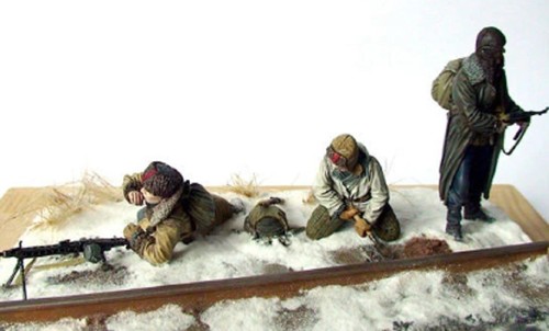 1/35 Resin Figure Model Kit 3 Soviet Guerilla Russian Soldiers WW2 War Unpainted | eBay