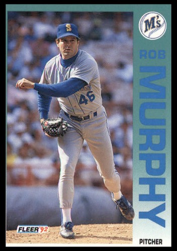1992 Fleer #288 Rob Murphy Seattle Mariners Baseball Card | eBay