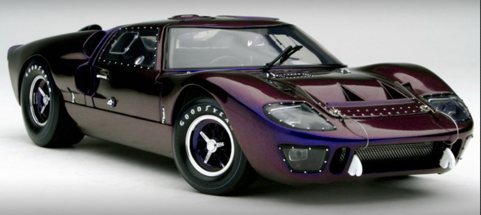 Ford GT40 Exoto Race Car1 18Racing Racer Metal Body Model RARE ...