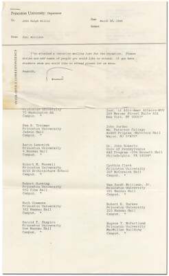 Tony MORRISON / Typed Note Signed Toni | eBay