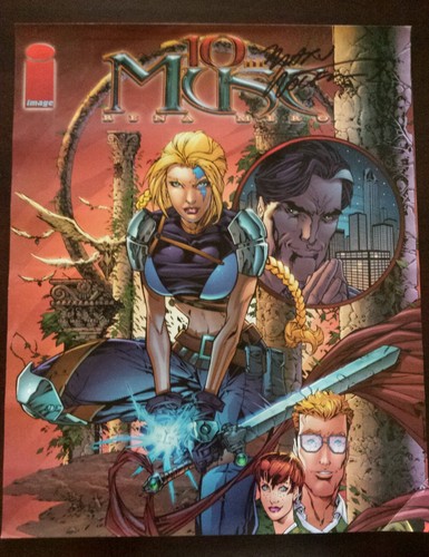 10th Muse Rena Mero WWF Sable 2001 SDCC Comic Book Poster Signed by ...