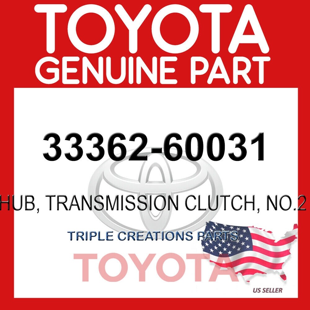 33362-60031 GENUINE OEM TOYOTA HUB, TRANSMISSION CLUTCH, NO.2 33362 ...