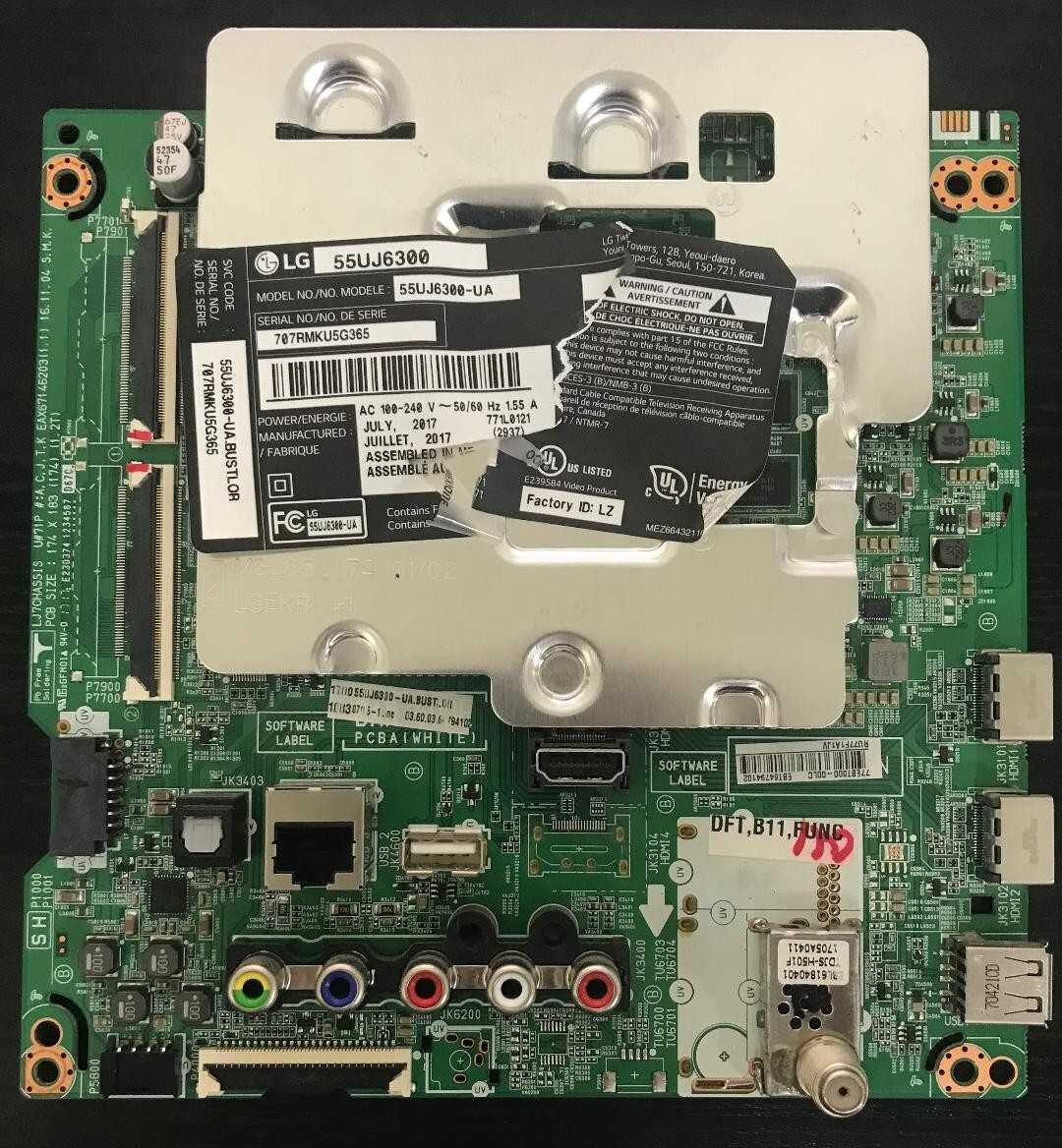 LG EBT64794102 Main Board 55UJ6300-UA.BUSTLOR | eBay