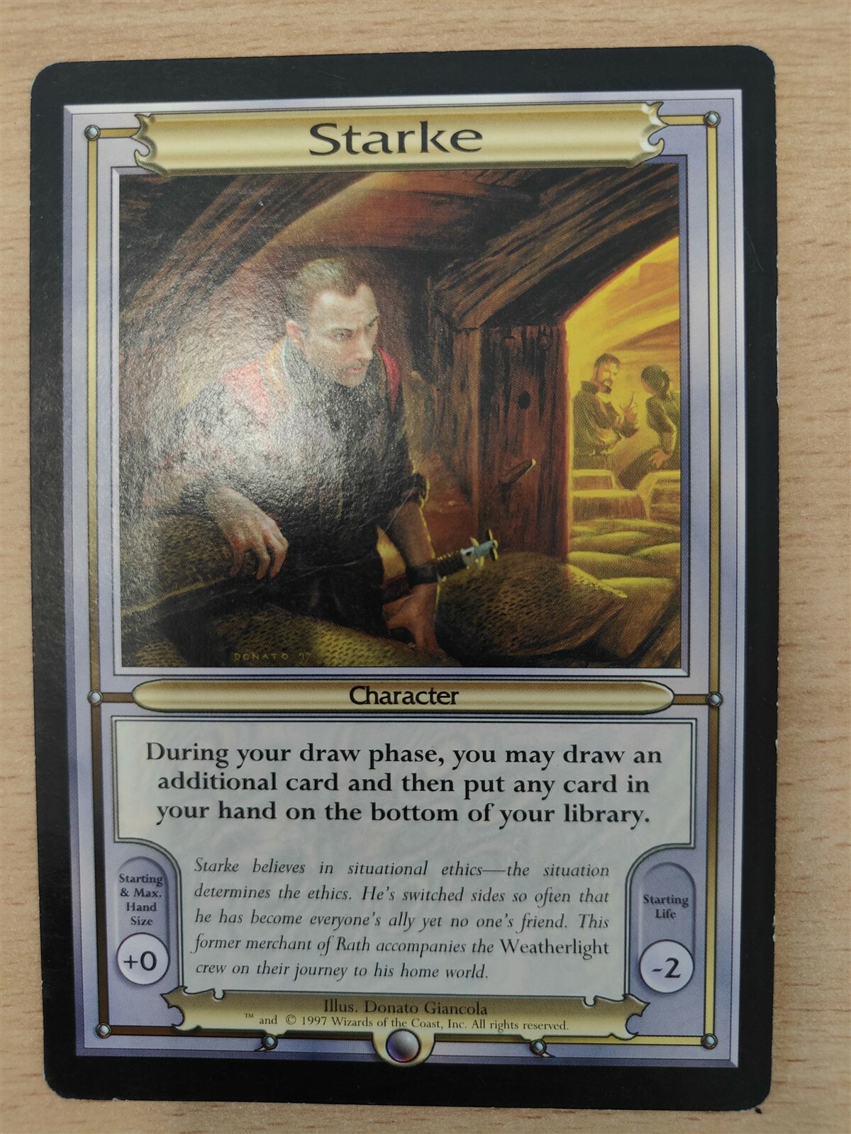 Magic The Gathering STARKE OVERSIZED CARD Vanguard MTG | eBay