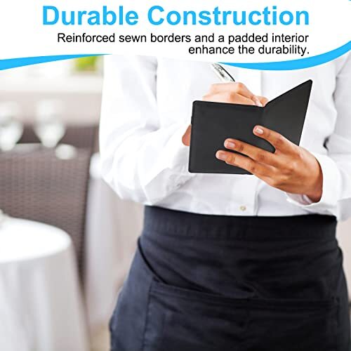 Leather Waitress Server Books Check Presenters w/ Zipper Pocket for ...
