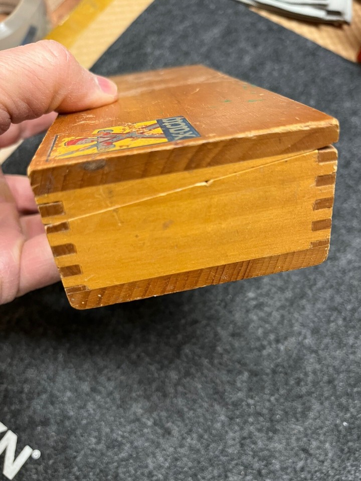 Vintage X-ACTO Hobby Chest Knife Tool Set In Wood Box Blades | eBay