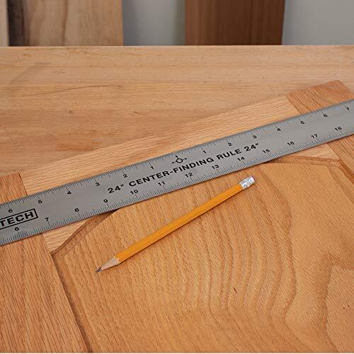 Stainless Steel Center Finding Ruler. Ideal For Woodworking Metal Work ...