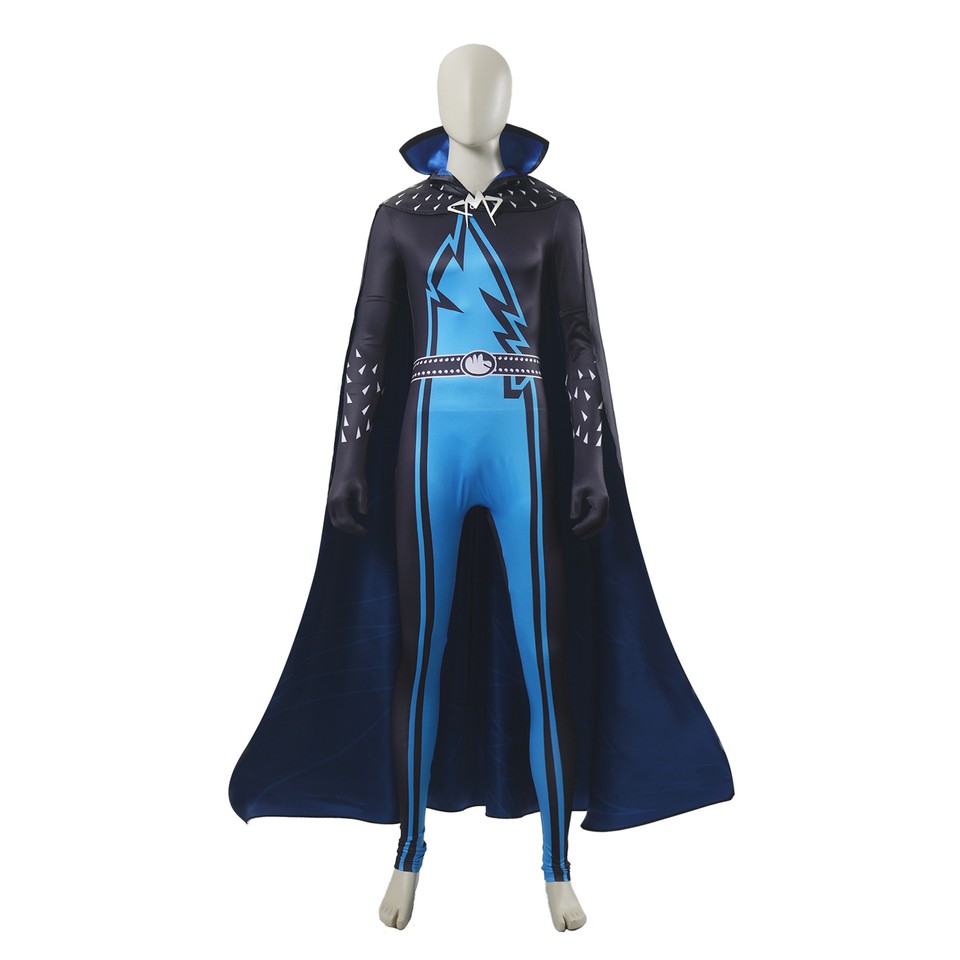 Cosplay Megamind Metro Man Jumpsuits Cloaks Halloween Superhero ...
