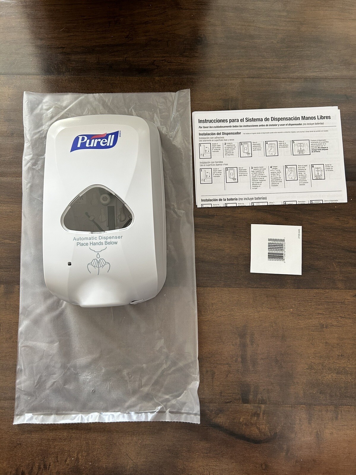 GOJO 2720-12 TFX Touch-Free Dispenser for PURELL Hand Sanitizer ...