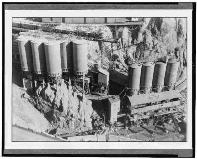 Cement Blending,Concrete Mixing Plants,Boulder Dam,Hoover Dam,1934 ...