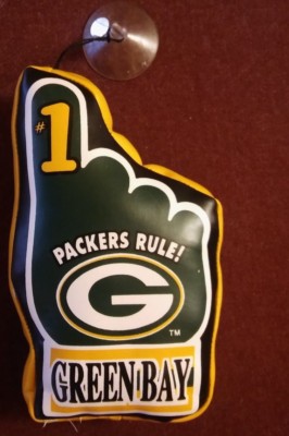 Rare Green Bay Packers NFL Number One #1 Game Hand Good Stuff Stuffed ...