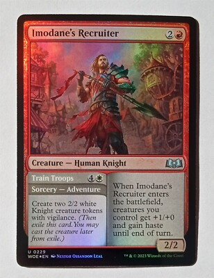 Magic MTG - Imodane's Recruiter (Foil) - Wilds of Eldraine - LP | eBay.de