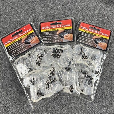 Lot of 3 Packs Bercom 2515-CT HANDy Paint Pail Disposable Cover (4/Pack ...
