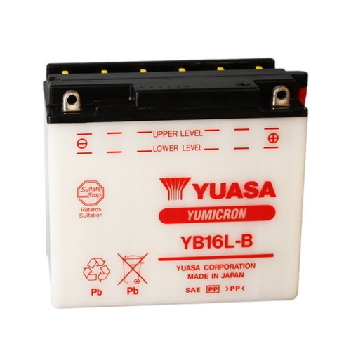 MS-DBC7554F17 BATTERIA YUASA YB16L-B 79/80 Z ST SHAFT (E1/E2)(KZ1000 ...