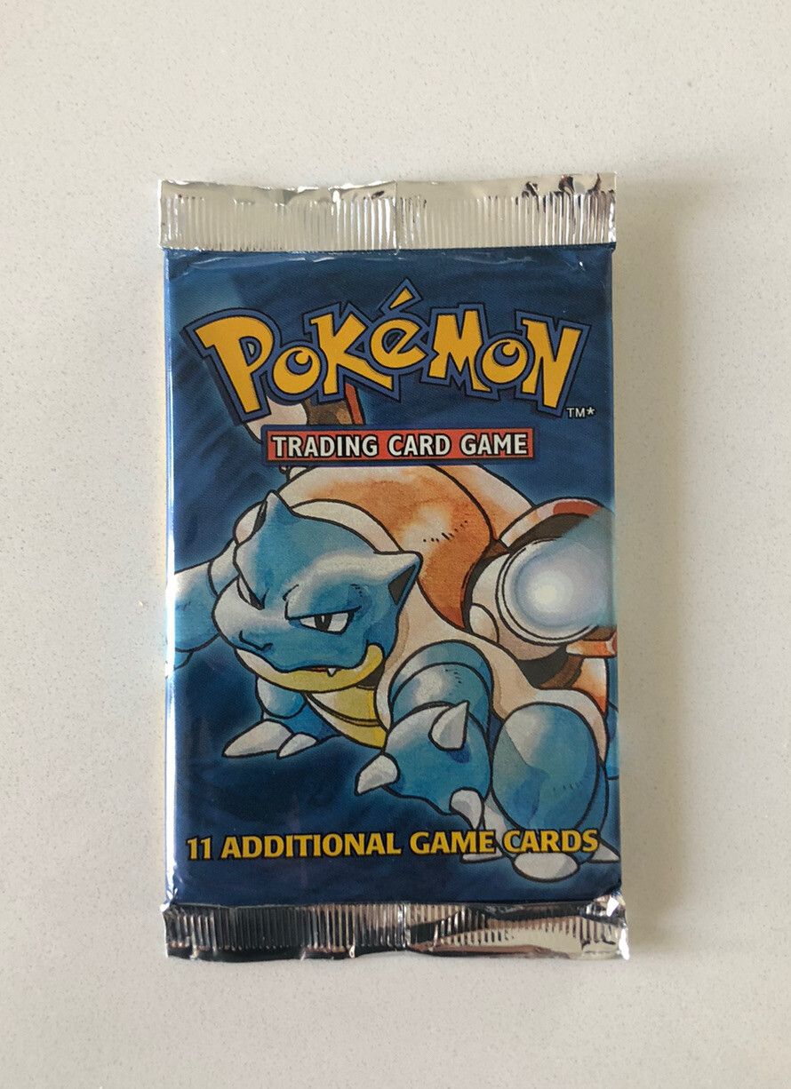 Pokemon Base Set Booster Pack (WOTC) Factory Sealed and Unopened ...