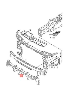 Genuine AUDI FYB foam filler piece 80A807550C | eBay
