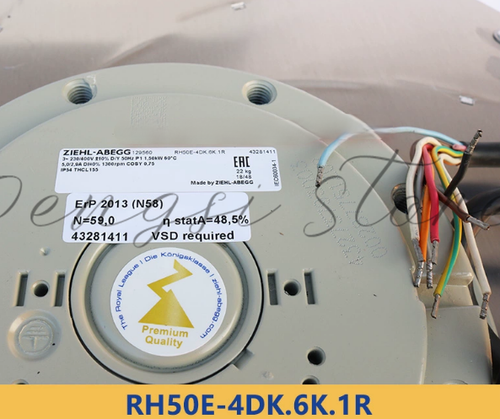 1pc centrifugal fan RH50E-4DK.6K.1R 1.50KW 230V/400V | eBay
