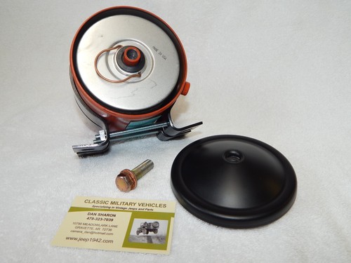 Willys CJ2A Oil Filter Canister Fram Style. Jeep CJ3A CJ3B CJ5 Includes ...