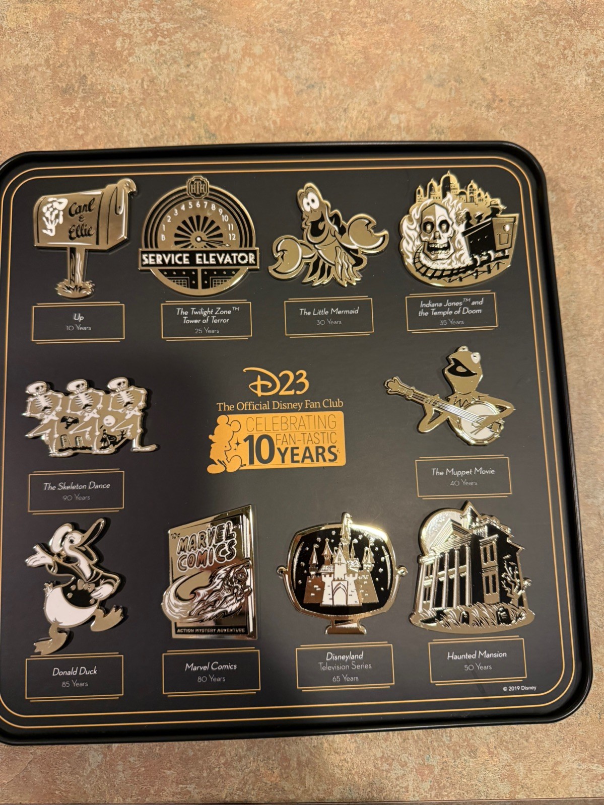 Pin Set The Official Disney Fan Club D23 Limited Celebrating Fan-Tastic ...