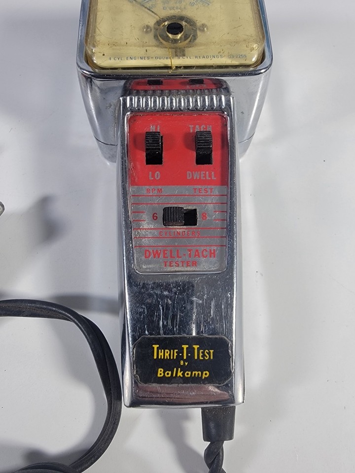 Vintage BALKAMP Dwell Tach Tester Model 4-4700 1970s Tech Hot Rod ...