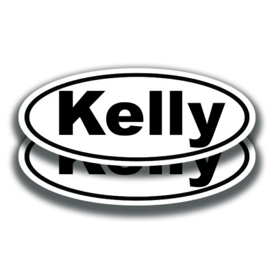 KELLY NAME DECALs 2 Stickers Bogo Car Truck Bumper Window | eBay