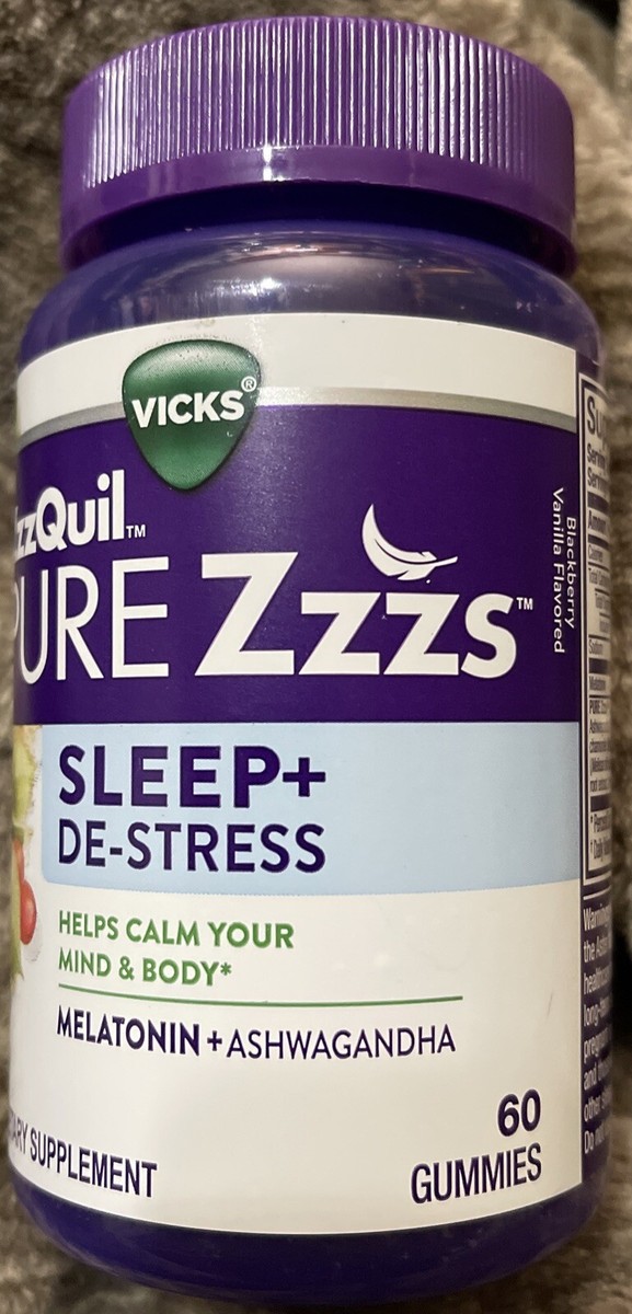 Zzzquil Pure Zzzs Destress Sleep Gummies Melatonin