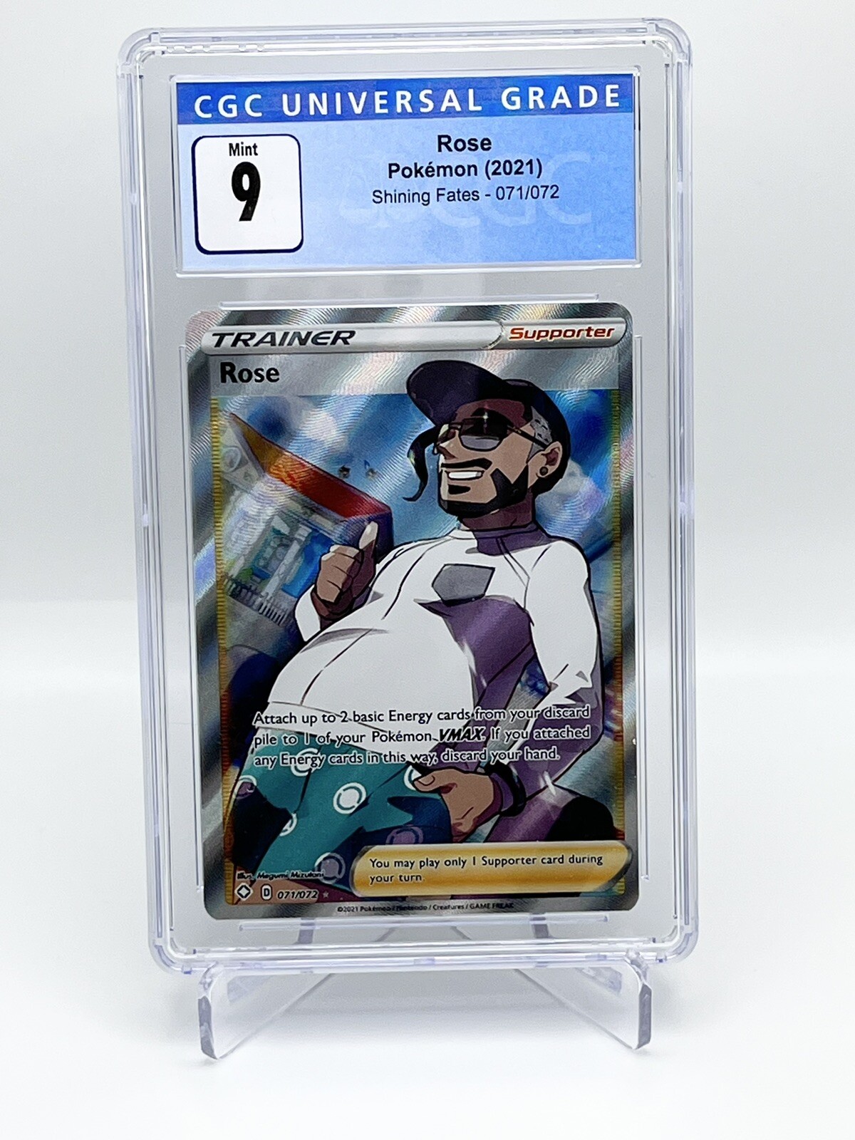 CGC 9 Mint - Pokémon TCG Rose Shining Fates 071/072 Holo Ultra Rare | eBay