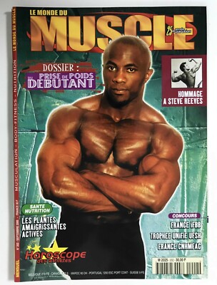 LE MONDE DU MUSCLE n°202 - 2000 - ALAN BILEGUE - STEVE REEVES - DEBBIE ...