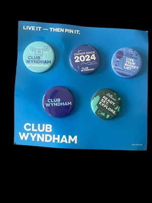 5 Club Wyndham Pins 2024 | eBay