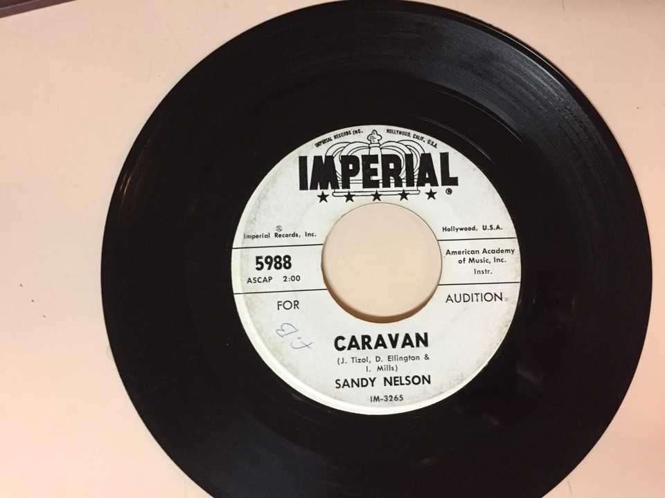 ROCK 45 RPM RECORD - SANDY NELSON - IMPERIAL 5988 | eBay