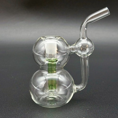 Gourd Mini Glass Bong Bubbler Pyrex Smoking Water Pipe Portable Hookah ...