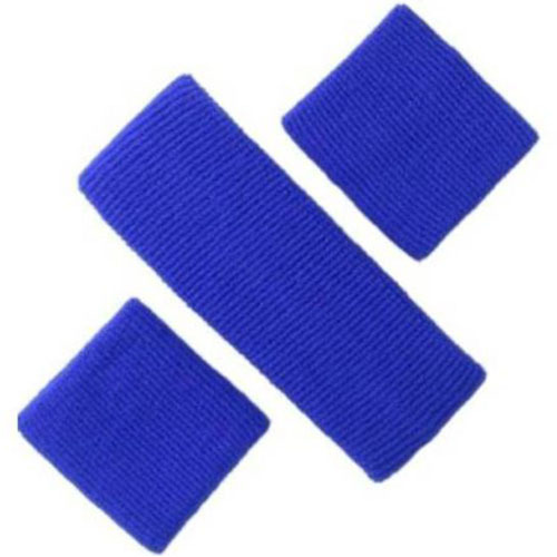 3-Piece Sports Bands 1 Set HeadBand WristBands Sweatbands Workout Gym ...