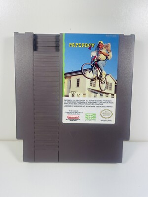 PAPERBOY 2 -- NES Nintendo Original Classic Rare Game TESTED WORKS ...