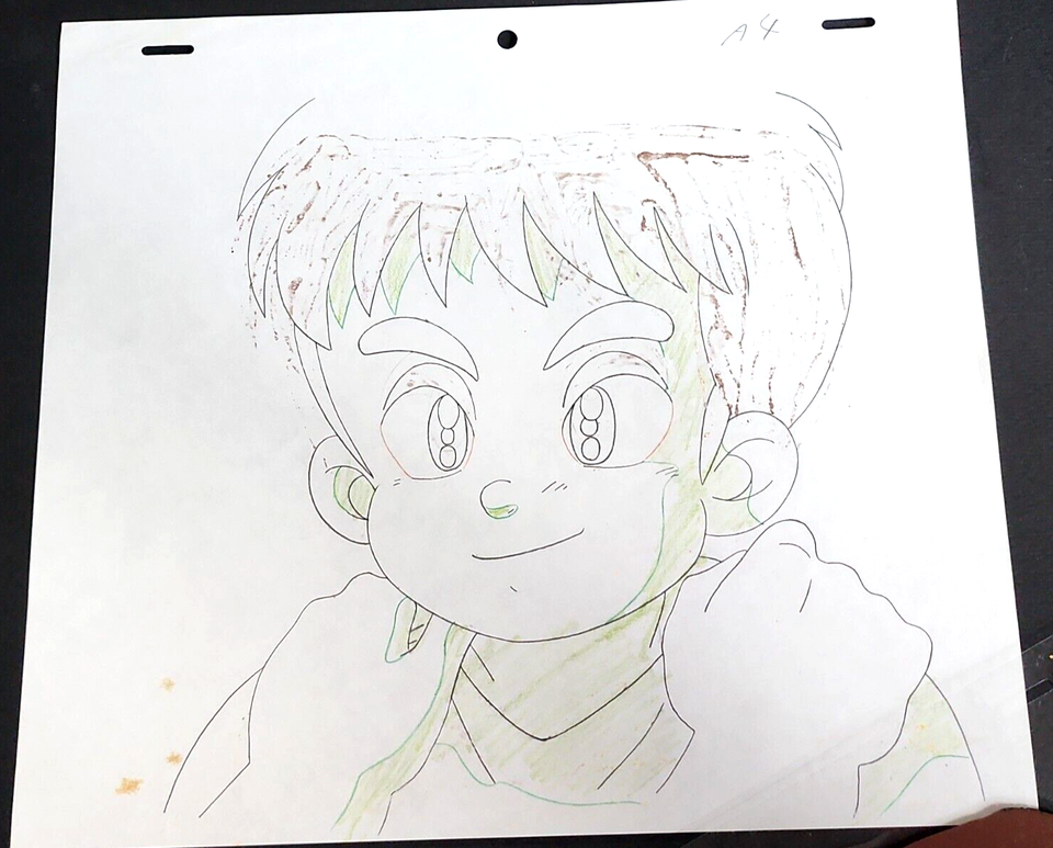Orig Japanese Anime Cel + Genga BOY CHILD #382 ~ RAY ROHR Art | eBay