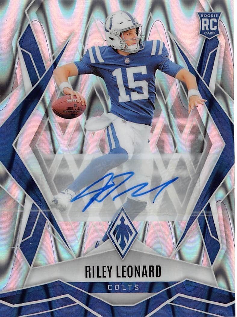 2025 Panini Phoenix - Rookies Riley Leonard #170 Seismic Autographs /99 ...