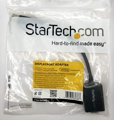 StarTech DisplayPort to VGA Video Adapter Converter - NEW in original ...