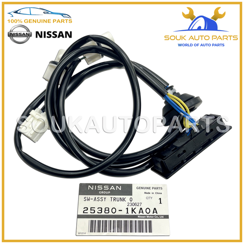 25380-1KA0A Genuine Nissan SWITCH ASSY-TRUNK OPENER 253801KA0A OEM | eBay