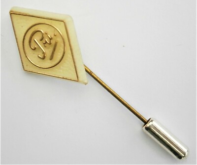 W336) Vintage Pmi company logo advertising tie lapel pin badge | eBay UK