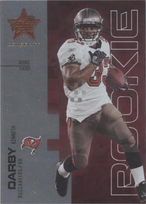 2007 Leaf Rookies & Stars Longevity - Rookie Kenneth Darby #160 /999 ...