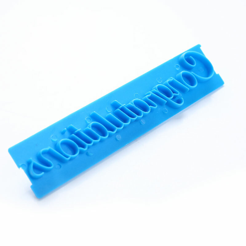 6pcs Fondant Cake Embosser Letters Mold Happy Birthday Best Wishes ...