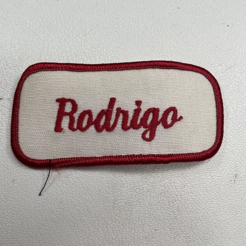 Red Letter Name RODRIGO Patch Badge For Uniform P007 | eBay