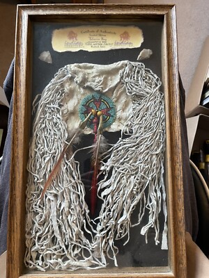 Authentic Indian Navajo Tobacco Bag Native American Vibro 600350 Navajo ...