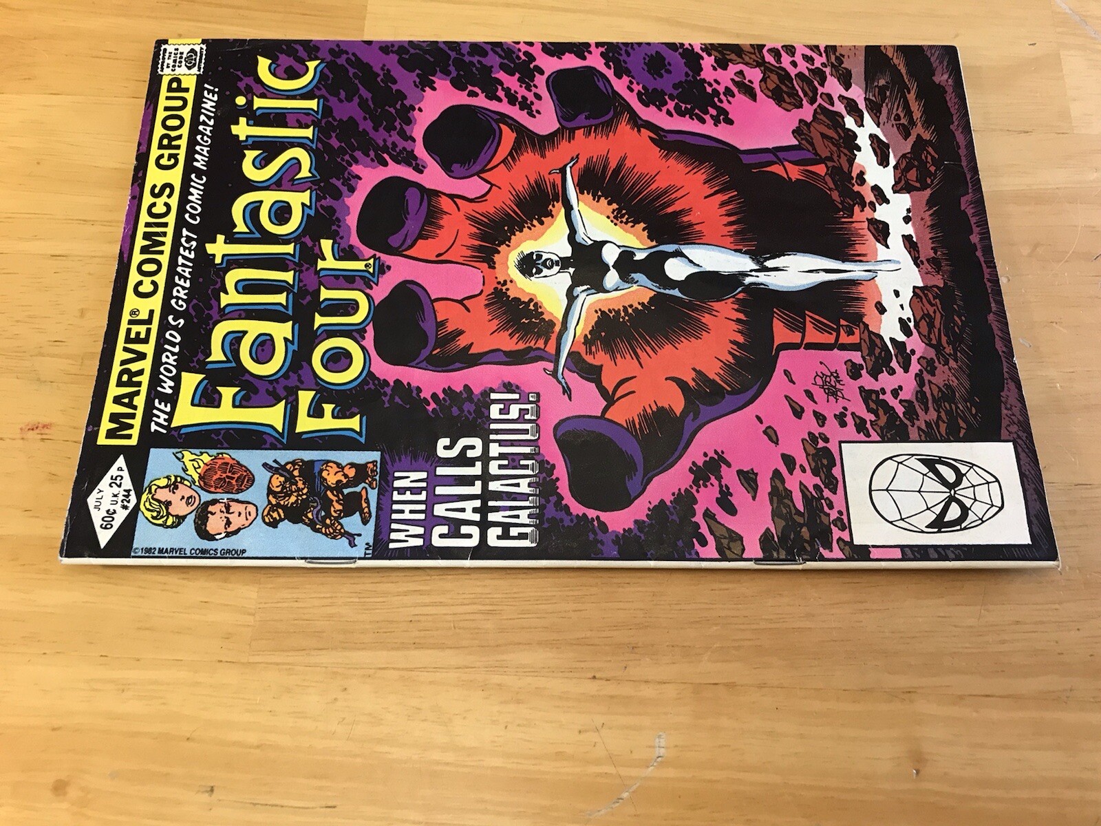 Fantastic Four 244 FN (6.0) 1st Frankie Raye as Nova KEY Marvel Comics ...